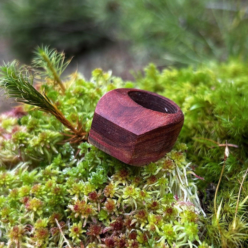 Handgjorda smycken i trä, av naturliga material, där varje exemplar är ...
